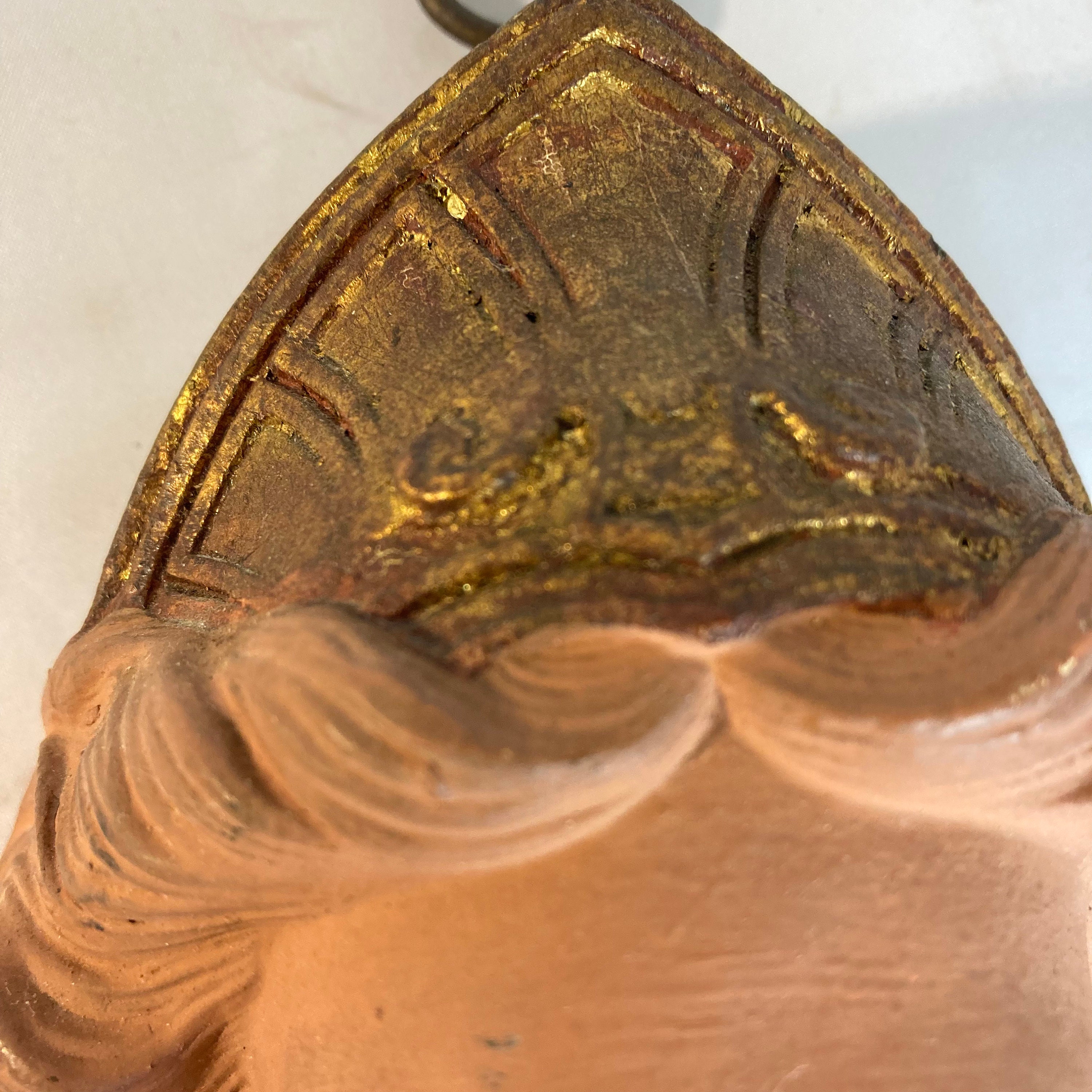 Antique Terracotta Ceramic Victorian Painted Figure of Athena Plaque - Etsy