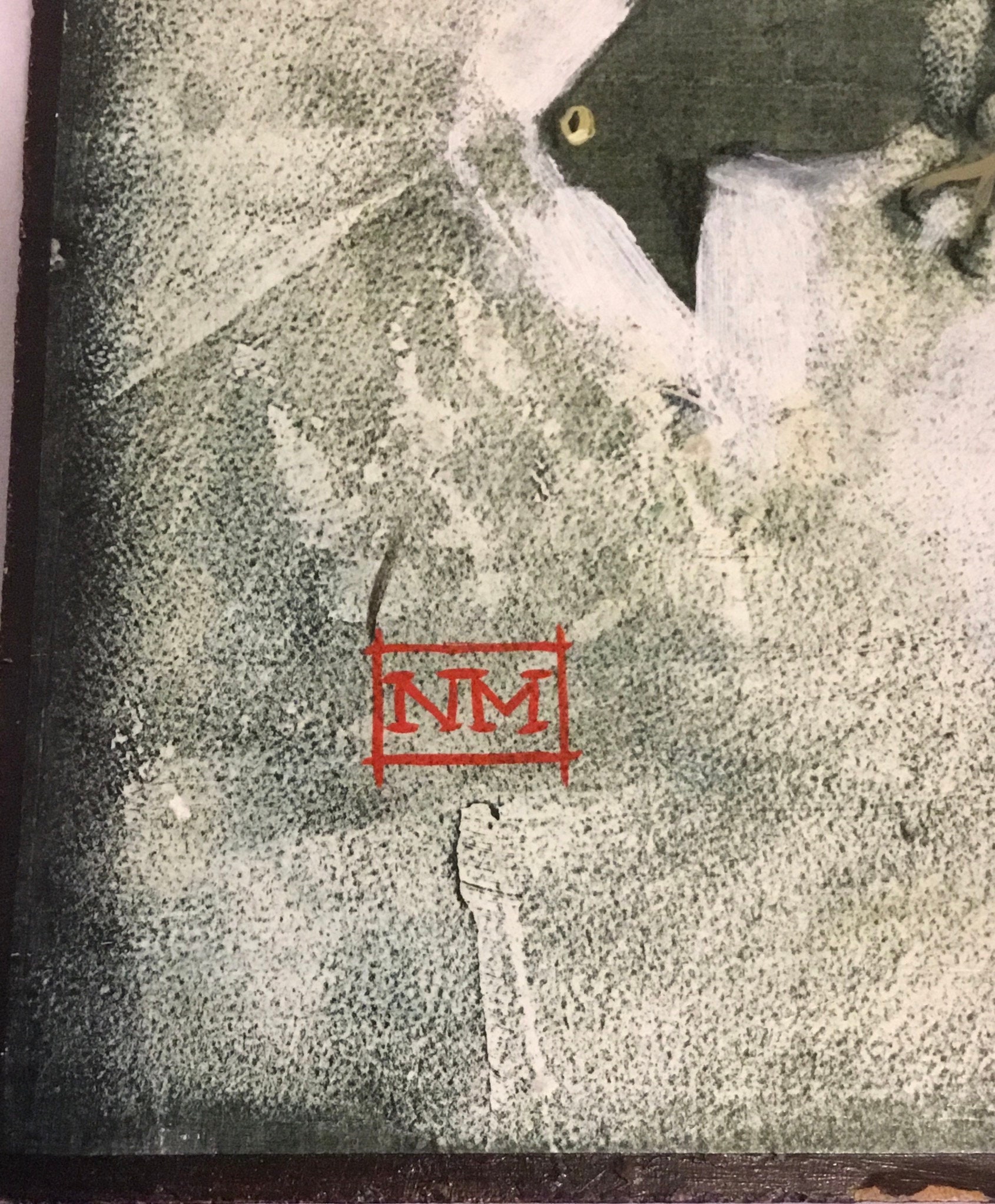 Vintage Crow Still Life Painting on Board - Etsy