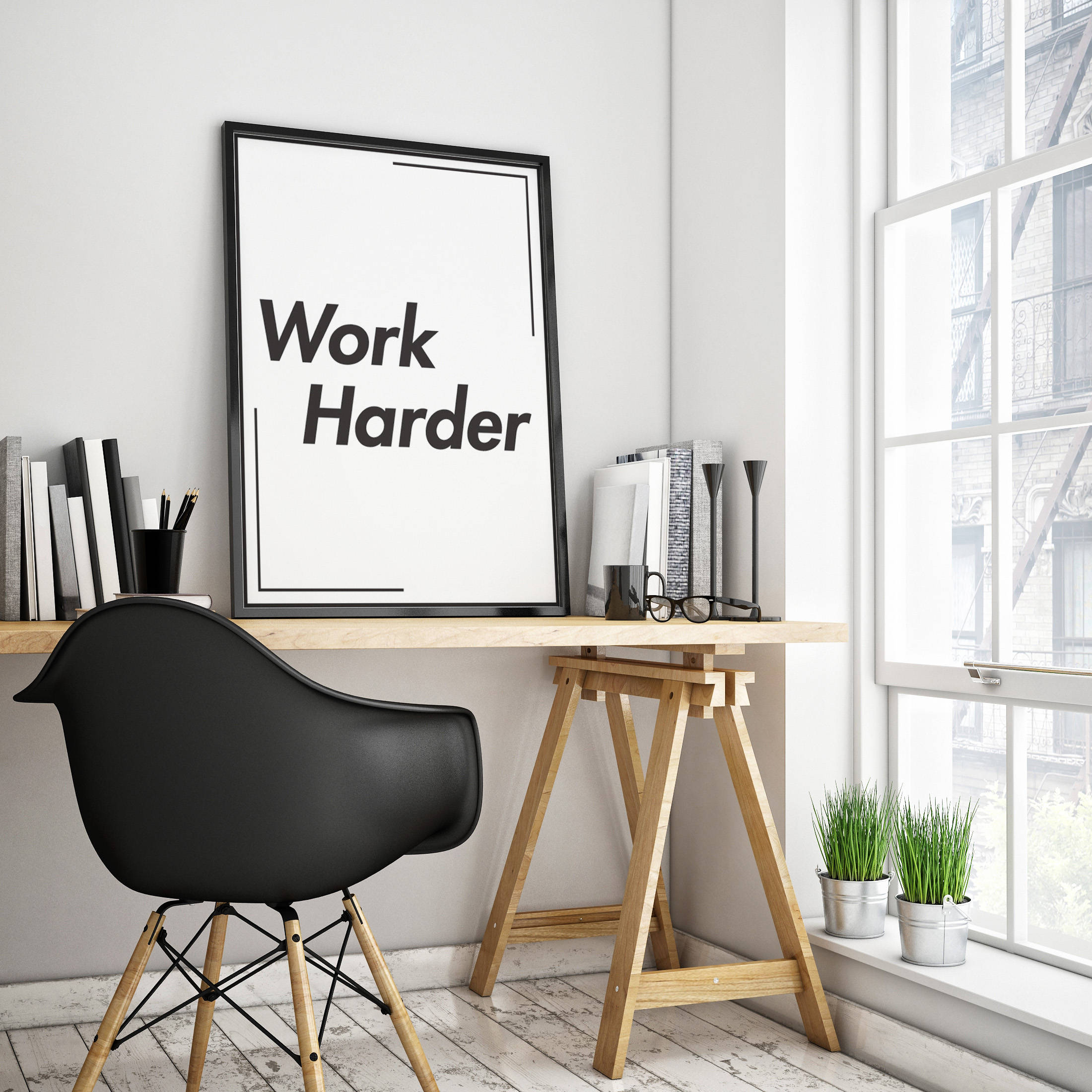 Work Harder, Work Hard Art, Work Hard Motivation, Motivation Art Prints ...