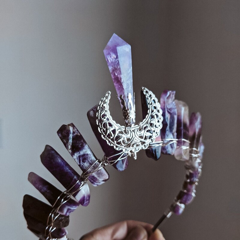Amethyst Crown - Etsy