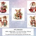 10 Christmas Mice High-quality JPG Clipart Images - Digital Download ...
