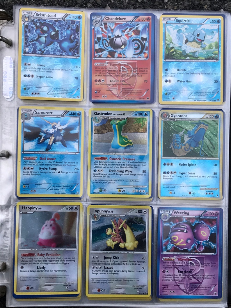 25 Card Lot Pokemon Vintage Pokemon Card Rare 25 Pack | Etsy