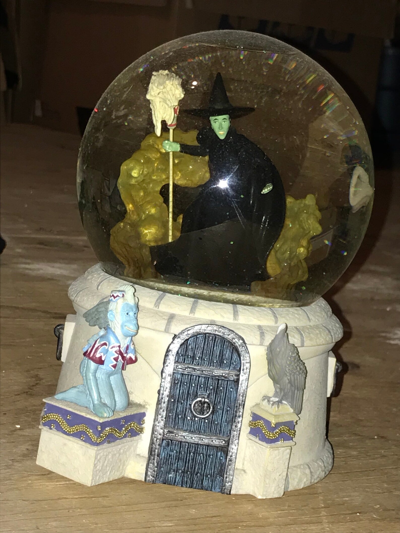 Ceramic WICKED WITCH Wizard of OZ Snow Globe Decoration 90s | Etsy