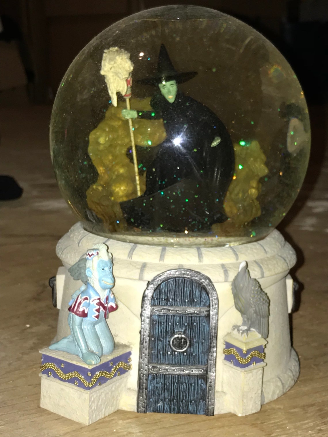 Ceramic WICKED WITCH Wizard of OZ Snow Globe Decoration 90s | Etsy