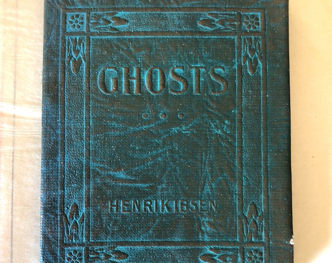 GHOSTS Tiny Book by Henrik Ibsen 1920’s Little Leather Library Series ...