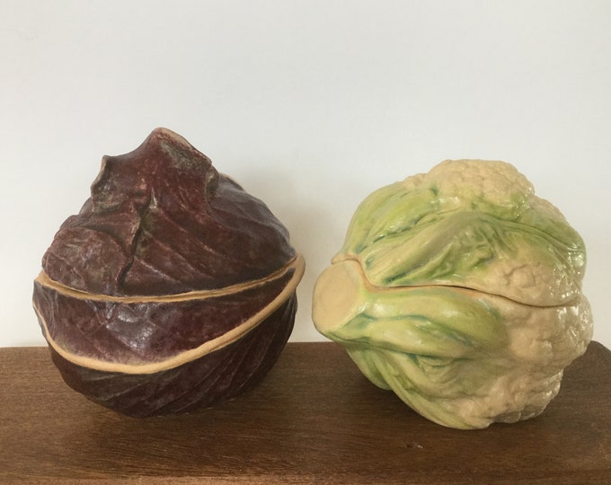 Ceramic Vegetables, Vegetable Containers, Whimsical Kitchen Decor ...