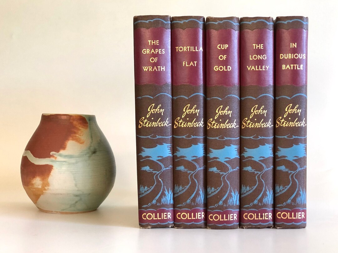 Vintage John Steinbeck Book Set of 5 Vintage Pictorial - Etsy