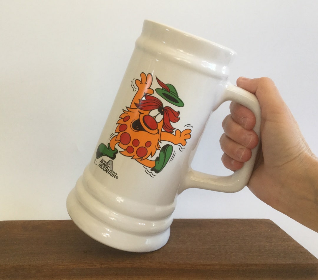 Vintage Bloop the Troll Magic Mountain Beer Stein Theme Park - Etsy