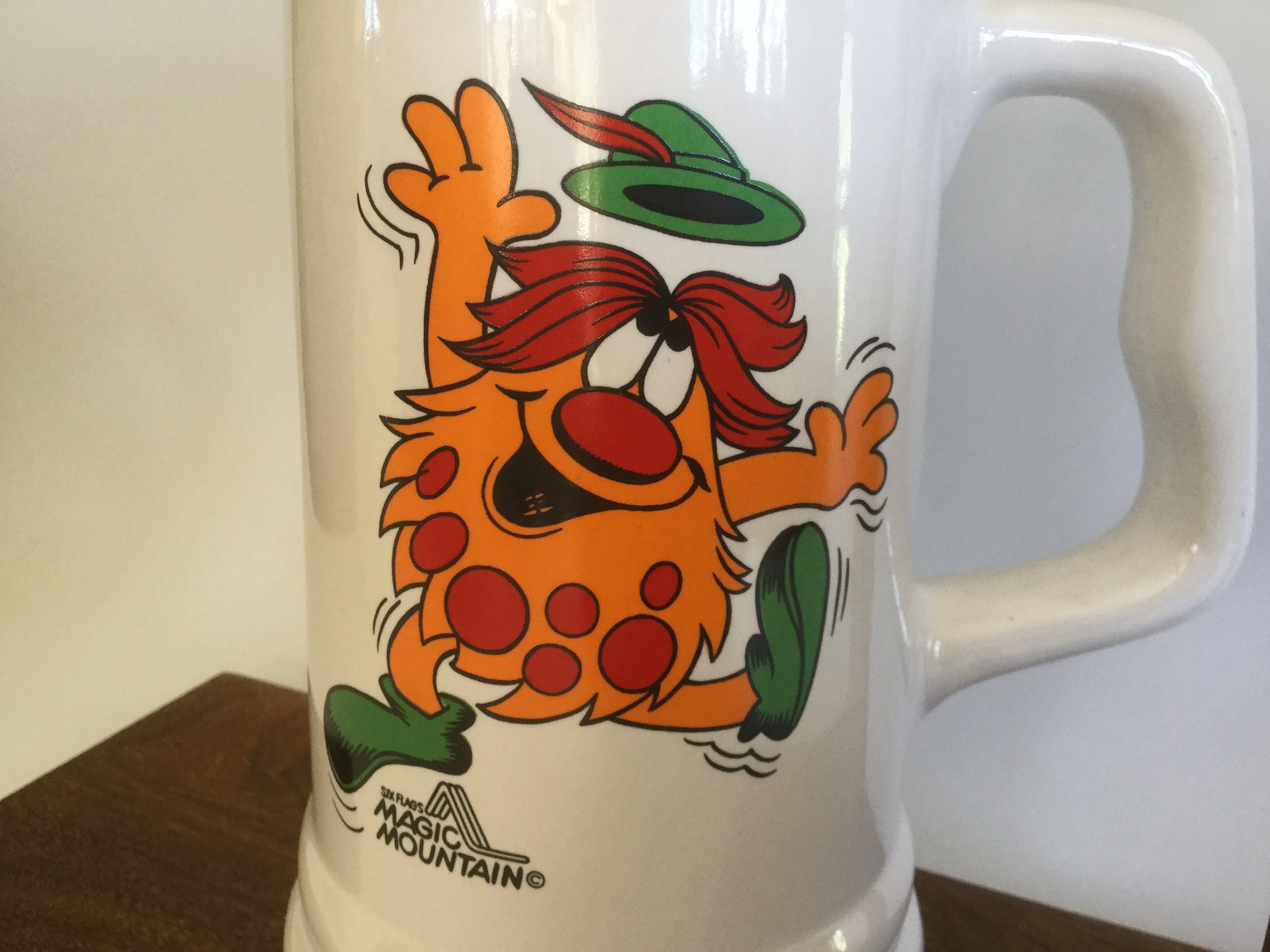 Vintage Bloop the Troll Magic Mountain Beer Stein Theme Park - Etsy