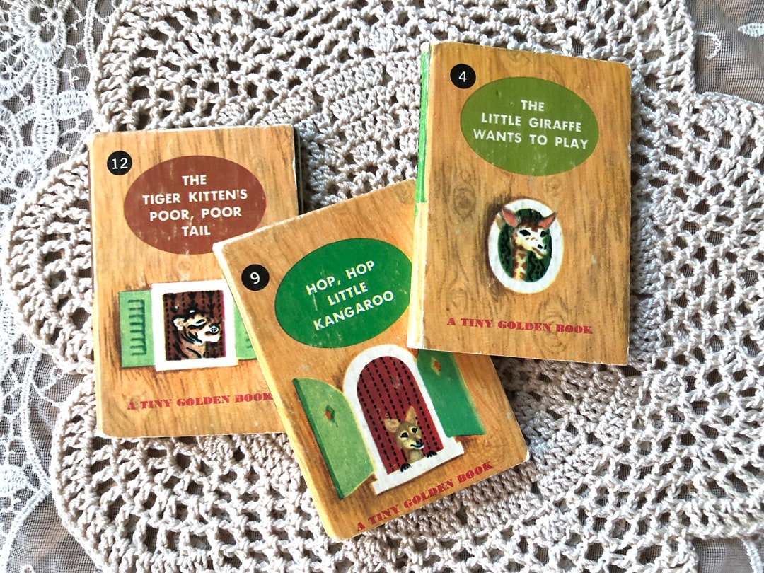 Vintage TINY Golden Books Lot of Three Collectible Small / - Etsy