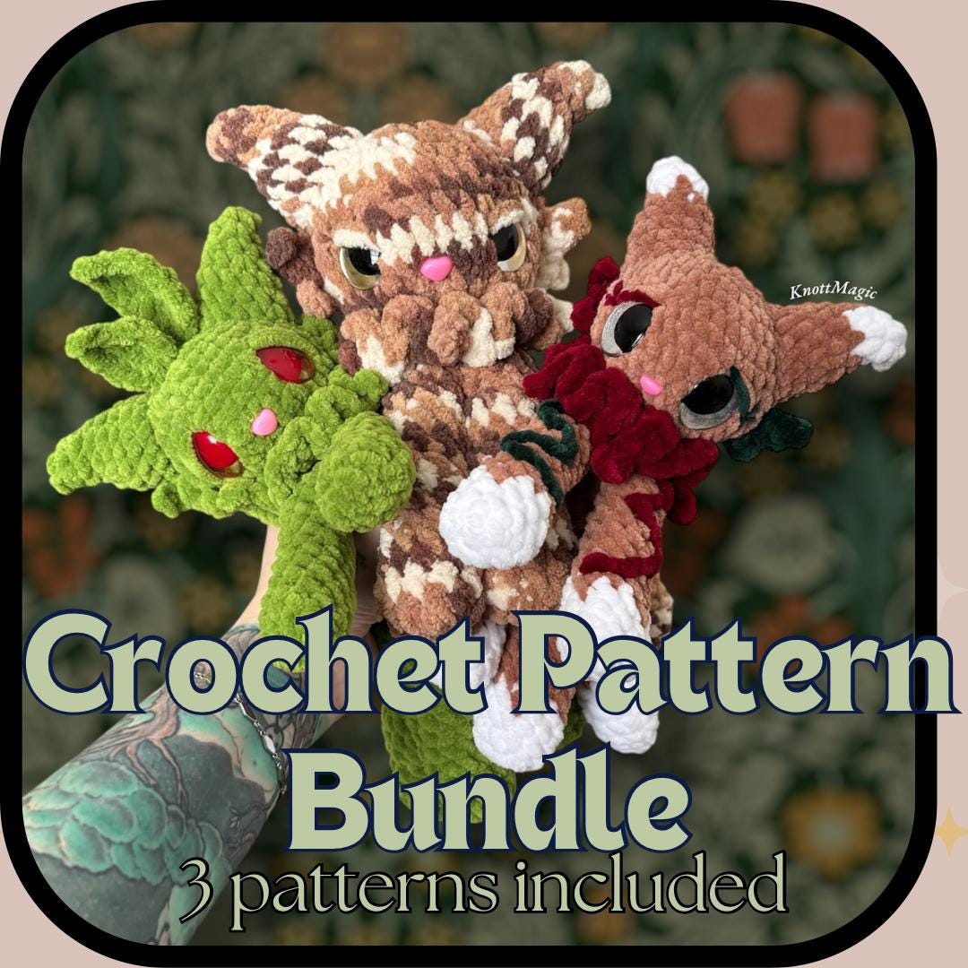 Me-mow Kitty BUNDLE Crochet Pattern - Etsy