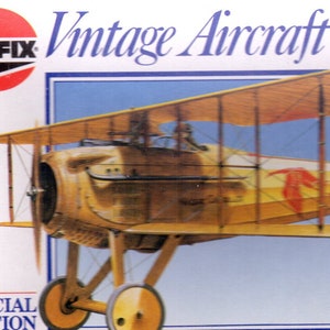 Airfix Spad S VII 1917 Vintage Aircraft 1/72 Scale Plastic Model Kit ...