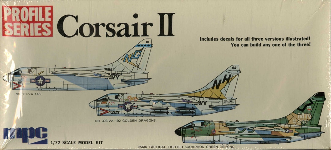 Plastic Model Kit 1/72 A6 Corsair II Profile Series Release, New Old ...