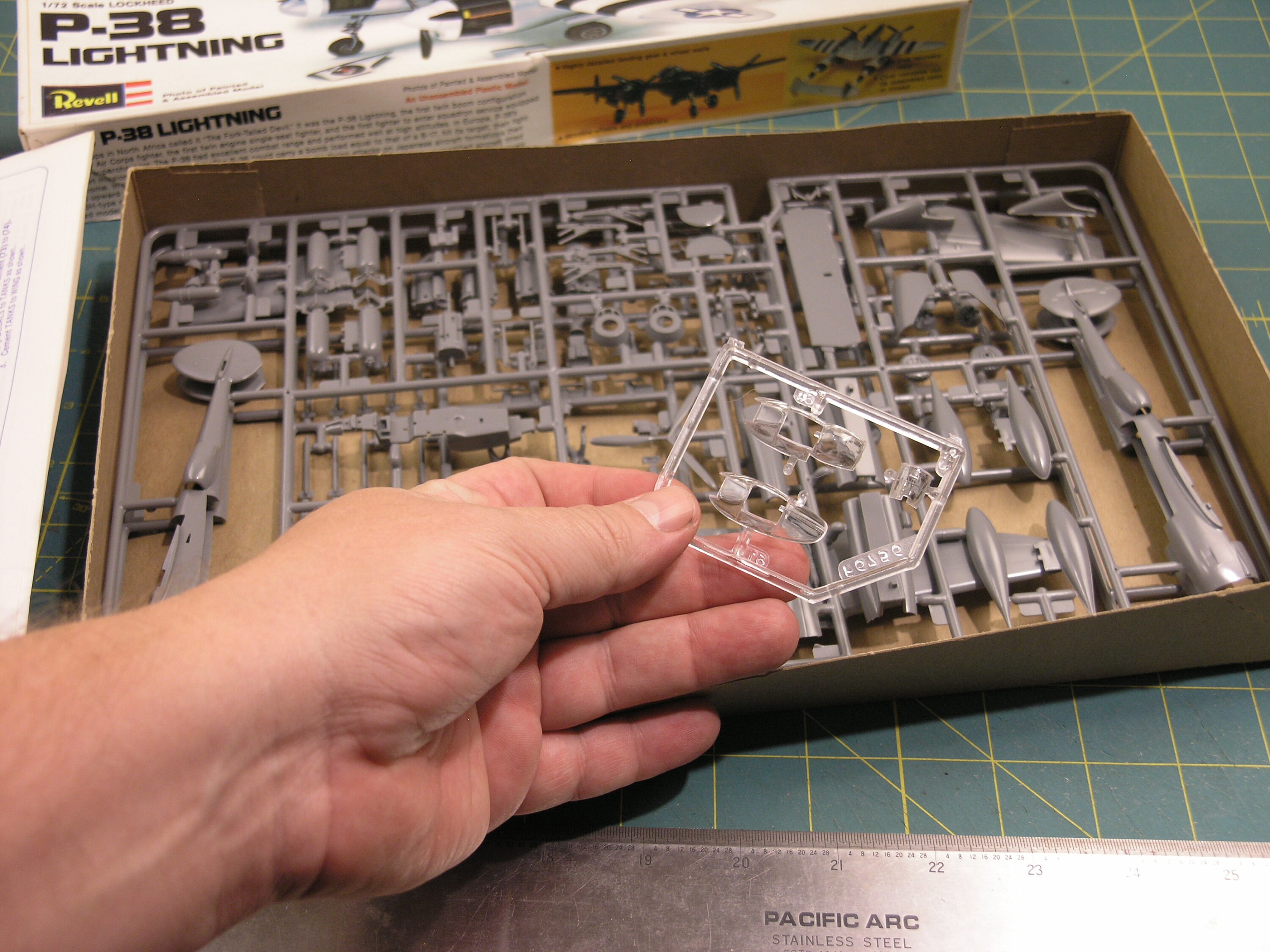 Plastic Model Kit, Revell Models, P38 Lightning 1/72 Scale Kit - Etsy