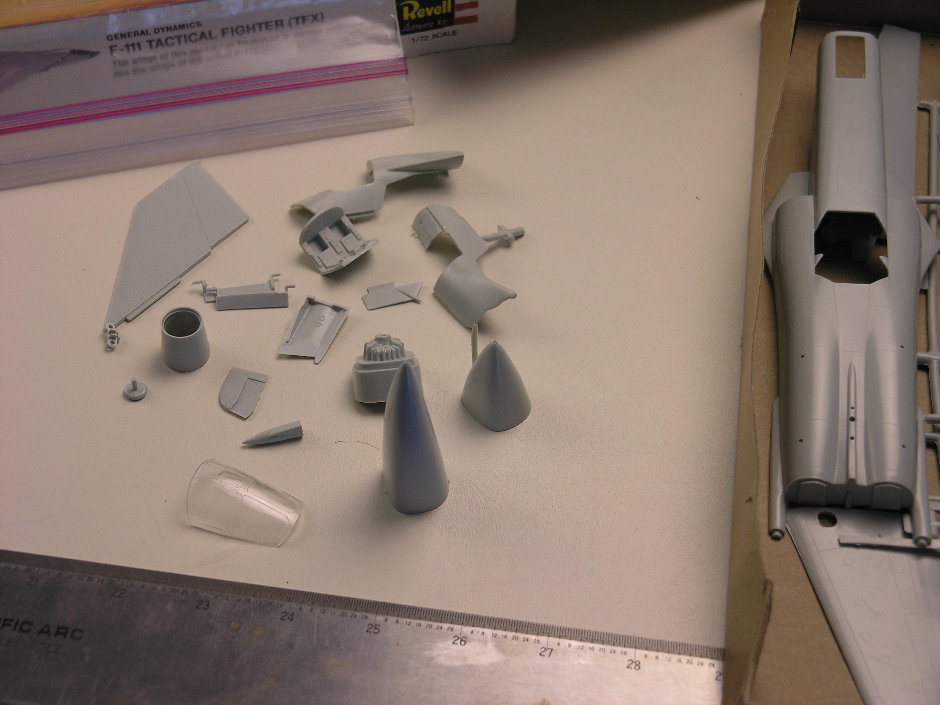 Plastic Model Kit Rare 1/72 Revell F111-tactical Fighter TFX - Etsy