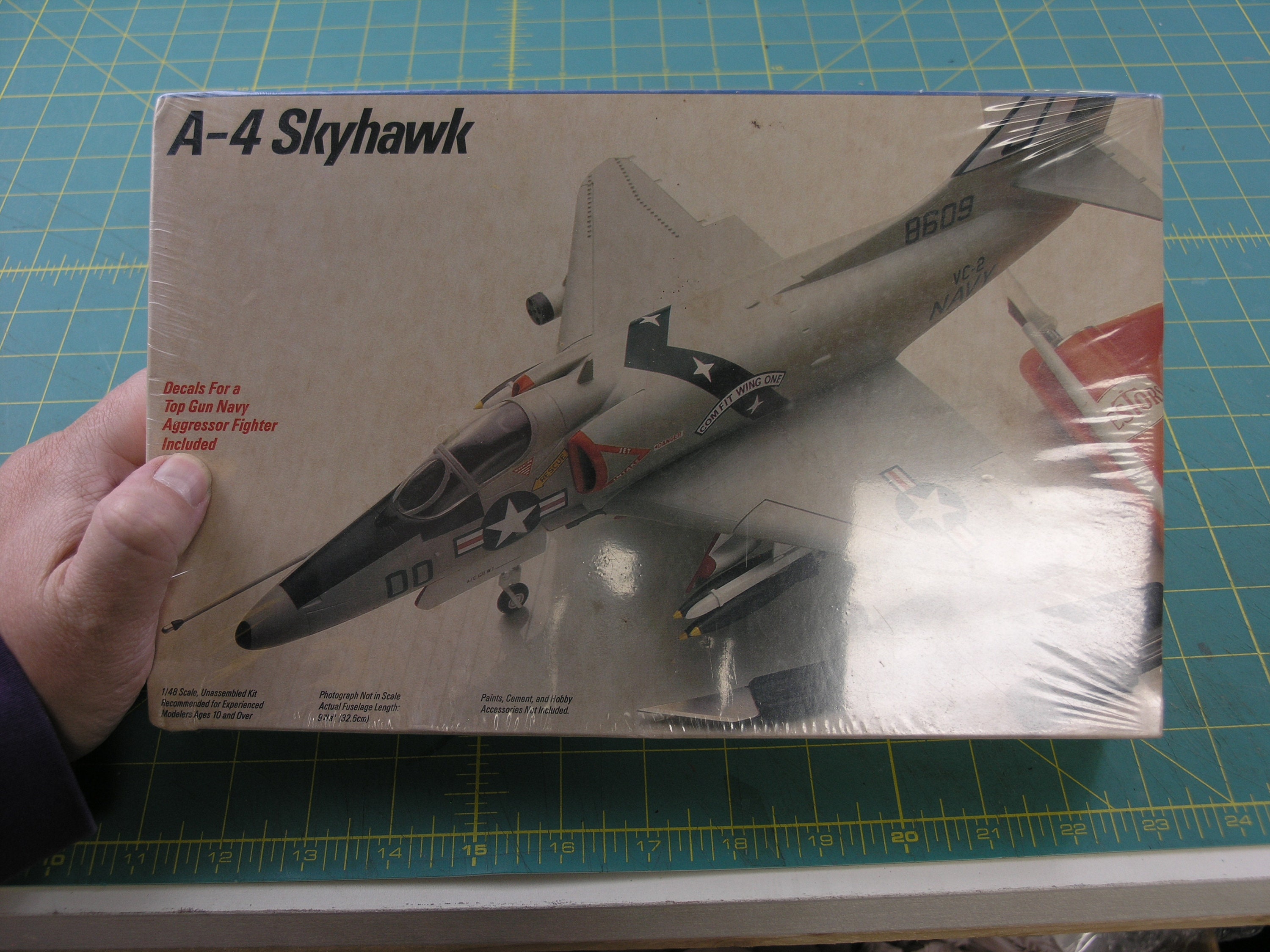 Testors A4 Skyhawk 1/48 Scale Plastic Model Kit Factory - Etsy