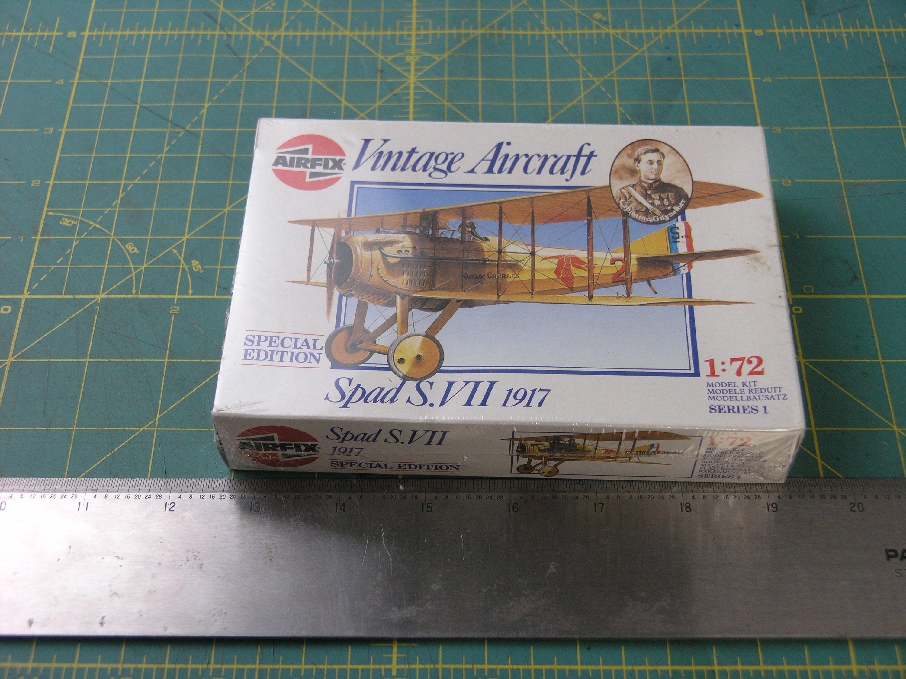 Airfix Spad S VII 1917 Vintage Aircraft 1/72 Scale Plastic Model Kit ...