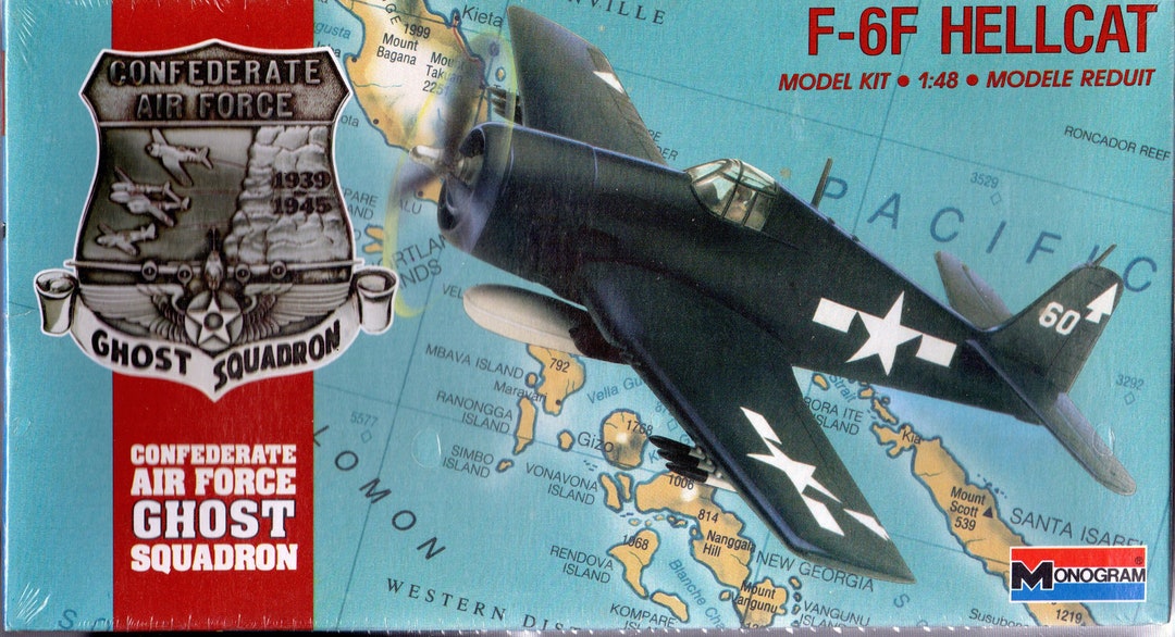 Monogram F6F Hellcat Confederate Air Force, Ghost Squadron Scale ...