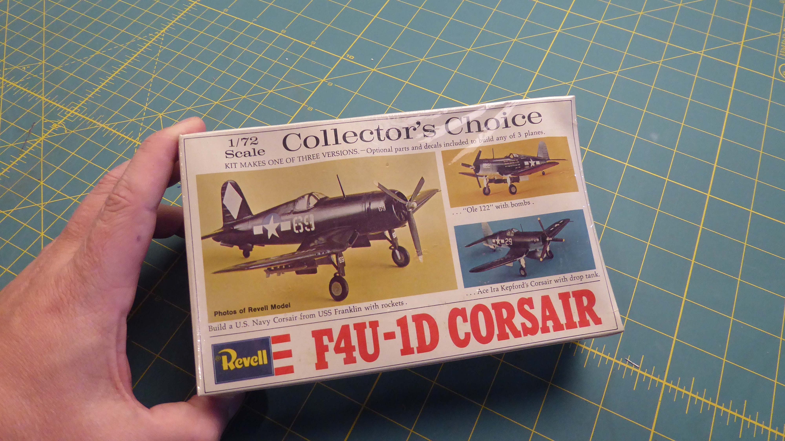 F4U-1D, Vintage Revell, Collectors Choice, 1/72 Scale Sealed Kit, New ...