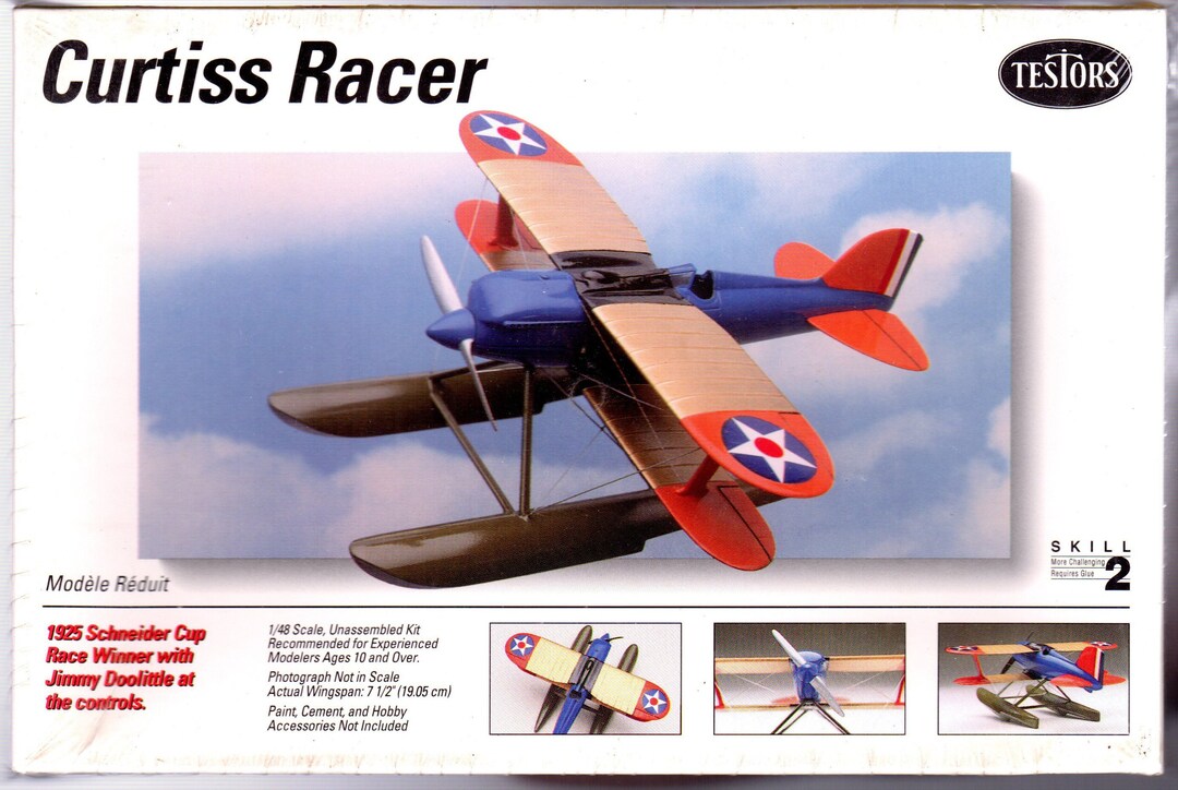 Testors Curtis Racer 1/48 Scale Plastic Model Kit, Factory Sealed, New ...