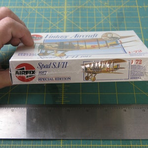 Airfix Spad S VII 1917 Vintage Aircraft 1/72 Scale Plastic Model Kit ...
