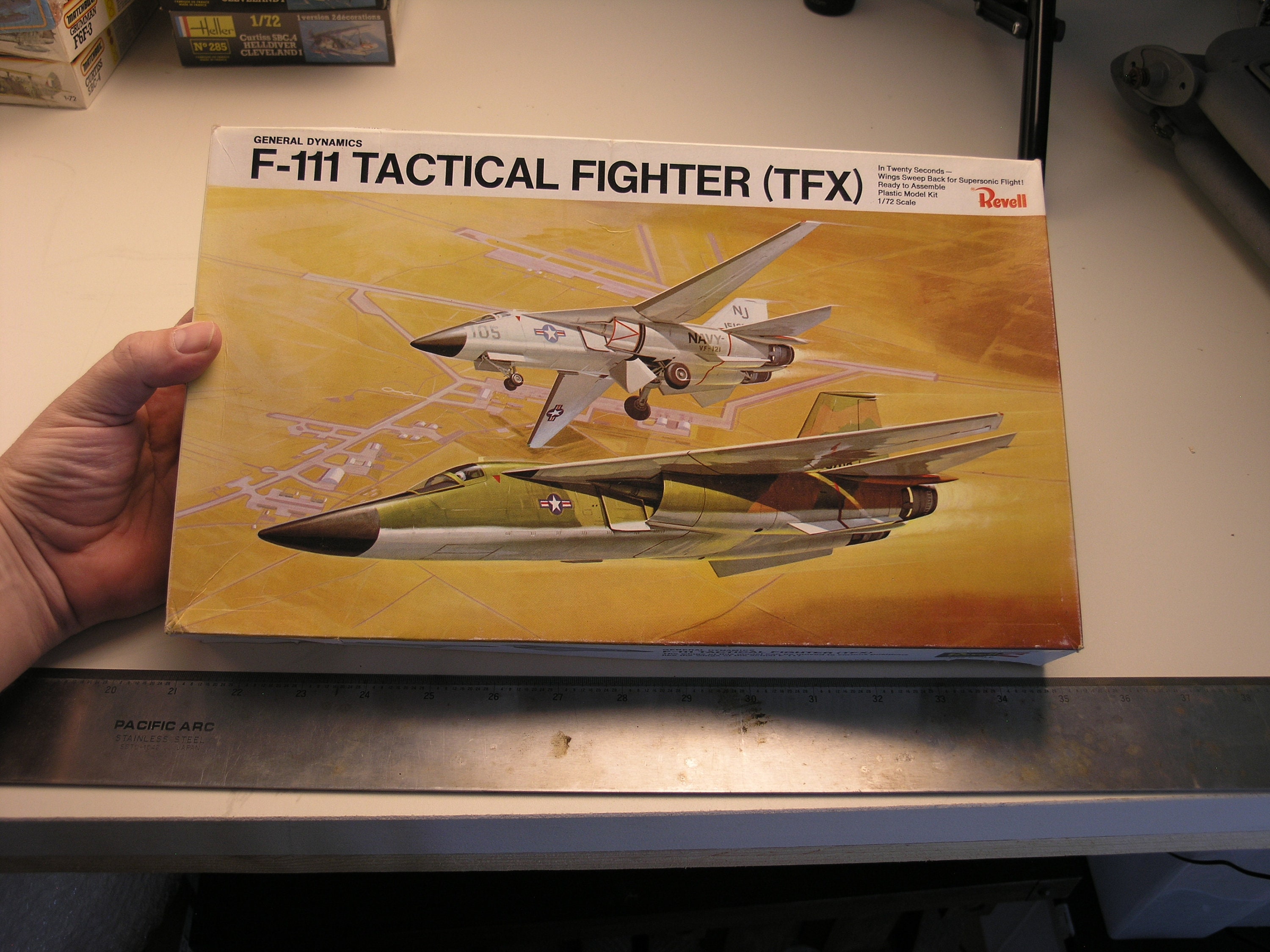 Plastic Model Kit Rare 1/72 Revell F111-tactical Fighter TFX - Etsy