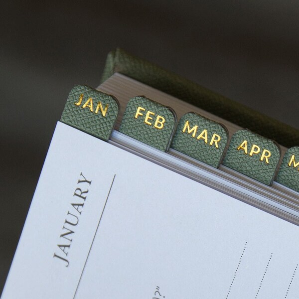 Month Sticker Tabs - Etsy