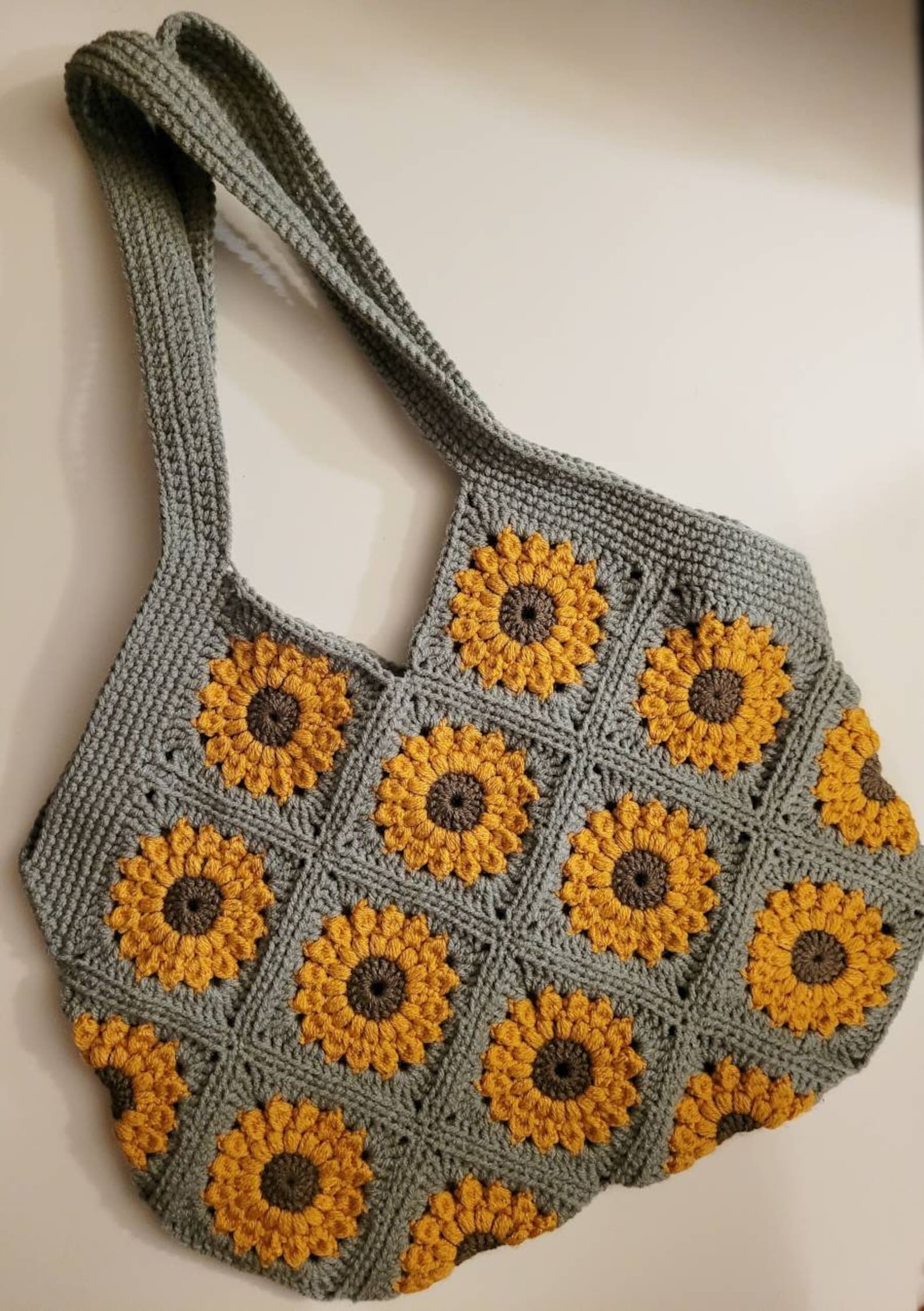 Large Sunflower Bag, Sunflower Tote, Sunflower Purse, Boho Bag, Boho ...