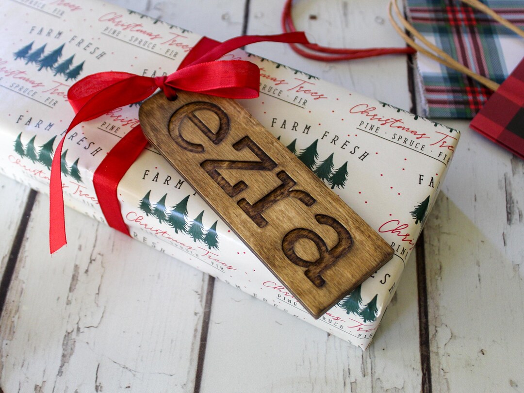 Custom Gift Tags, Sustainable Holiday, Christmas Wrapping, Stocking ...