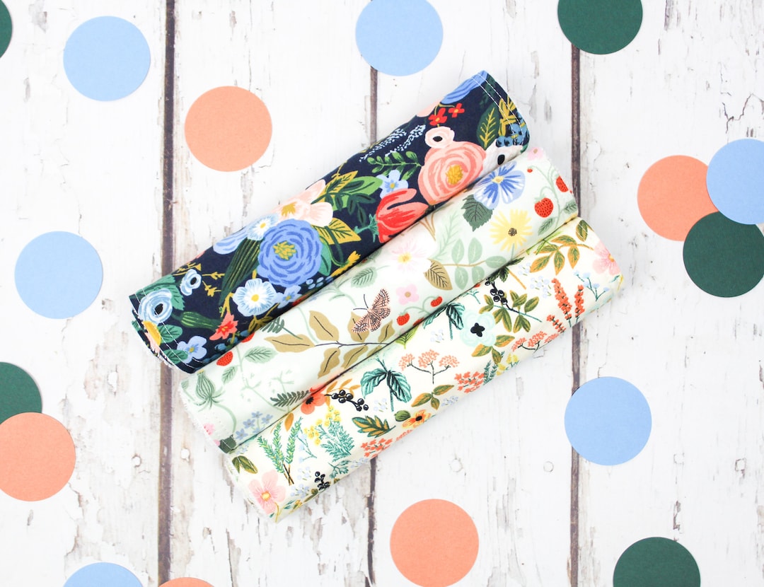 Burp Cloth Set, Personalized Burp, Rifle Paper Co Baby, Wildflower Baby ...