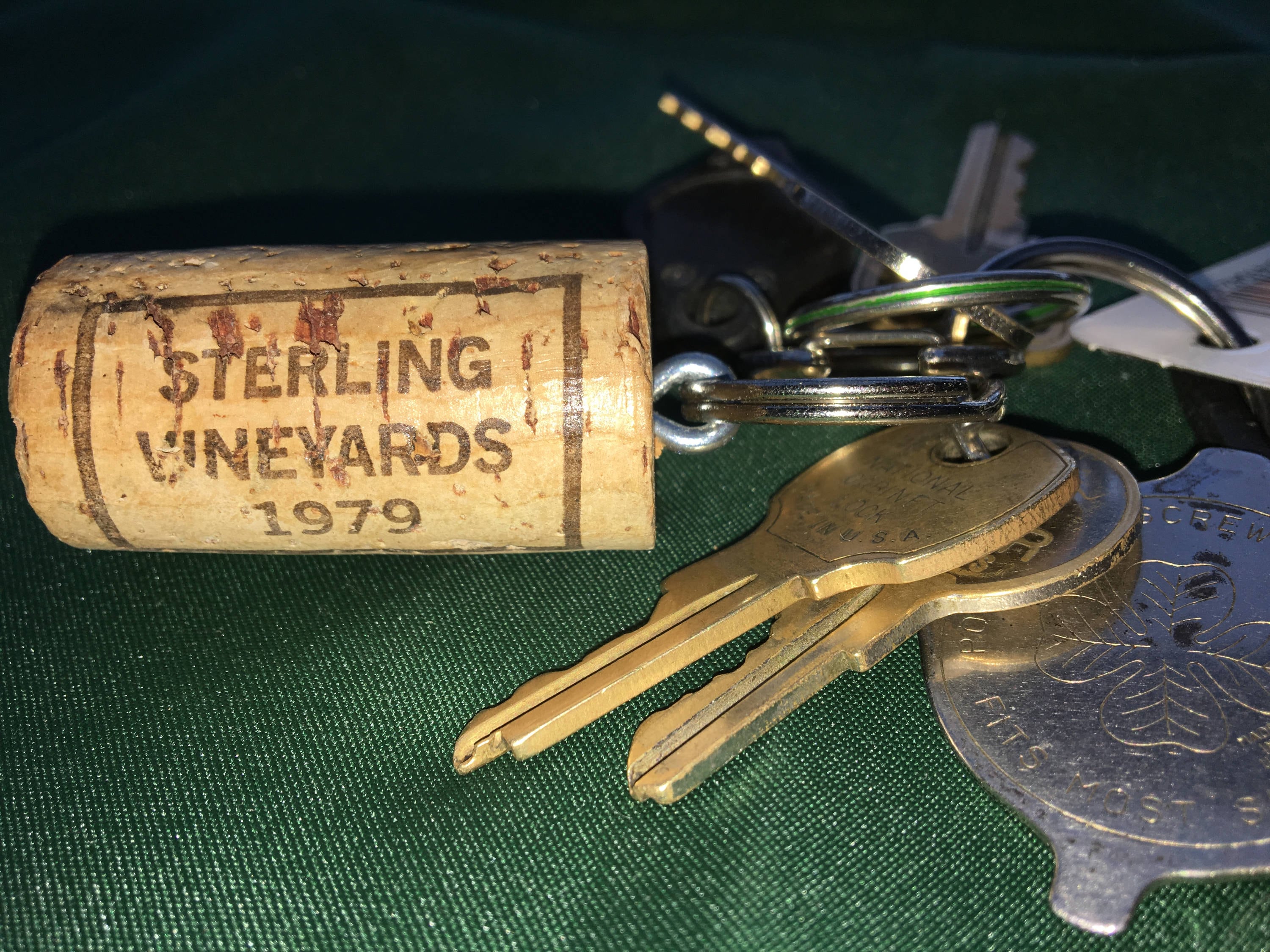 Wine Cork Key Chain - Etsy UK