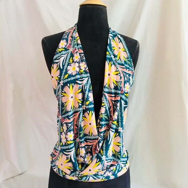 Deep V Halter Neck Festival Top - Etsy