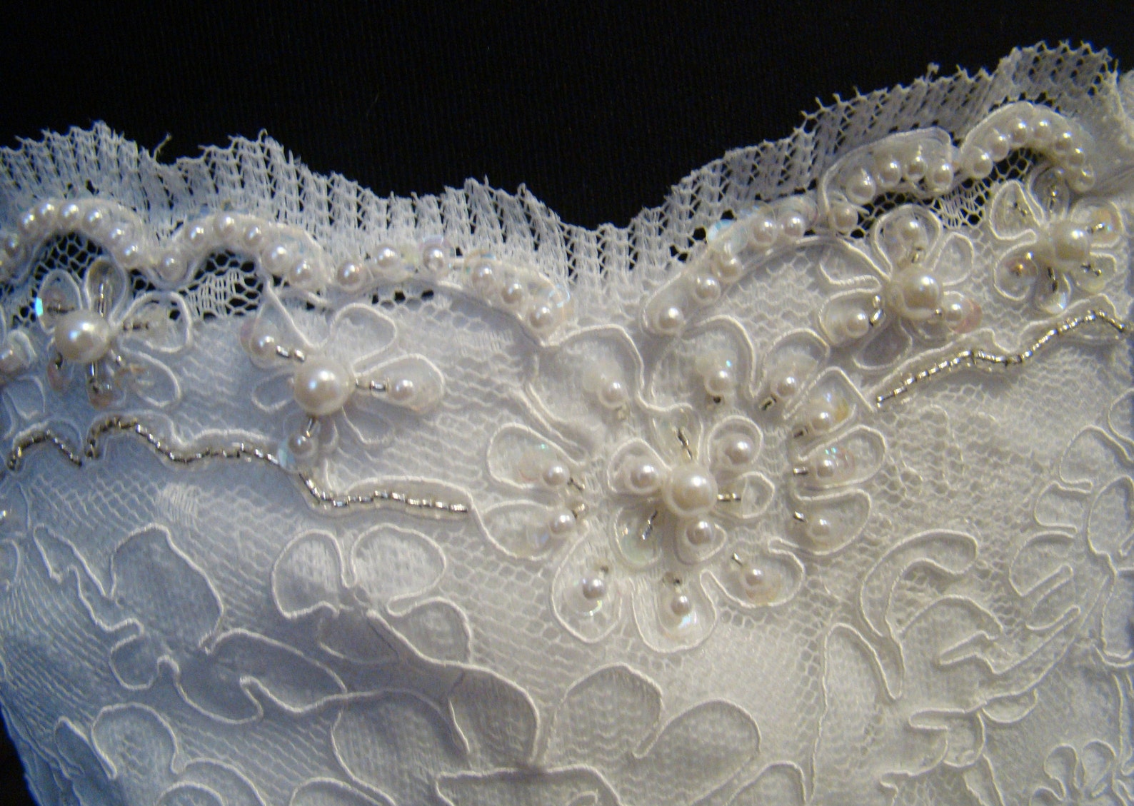 Elegant White Lace Wedding, White Lace Formal, White Lace Wedding Dress ...