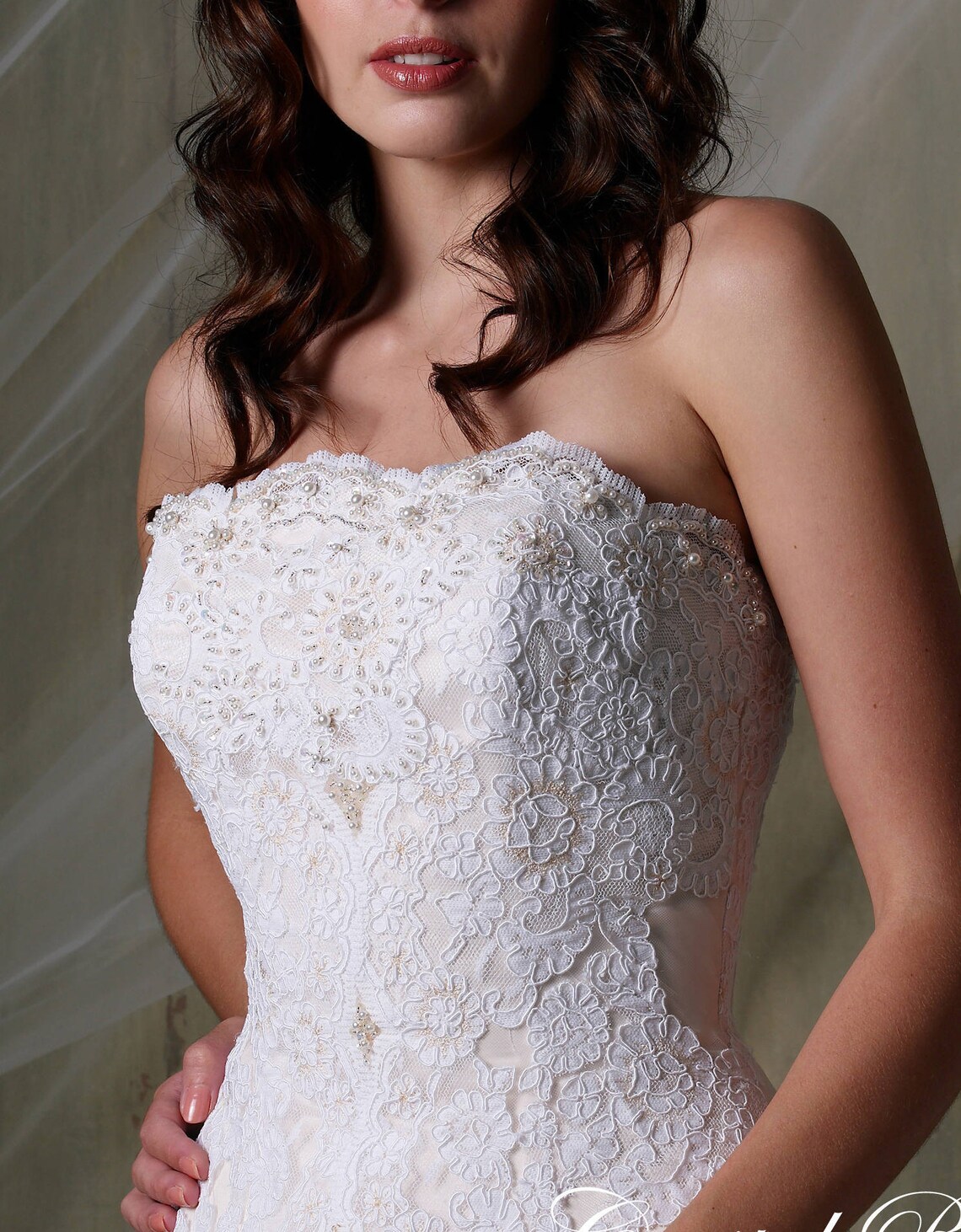 Elegant White Lace Wedding, White Lace Formal, White Lace Wedding Dress ...