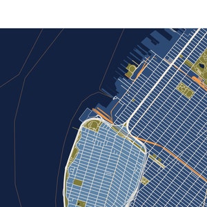 Bay Ridge Brooklyn Map Print / Unframed Paper Print - Etsy