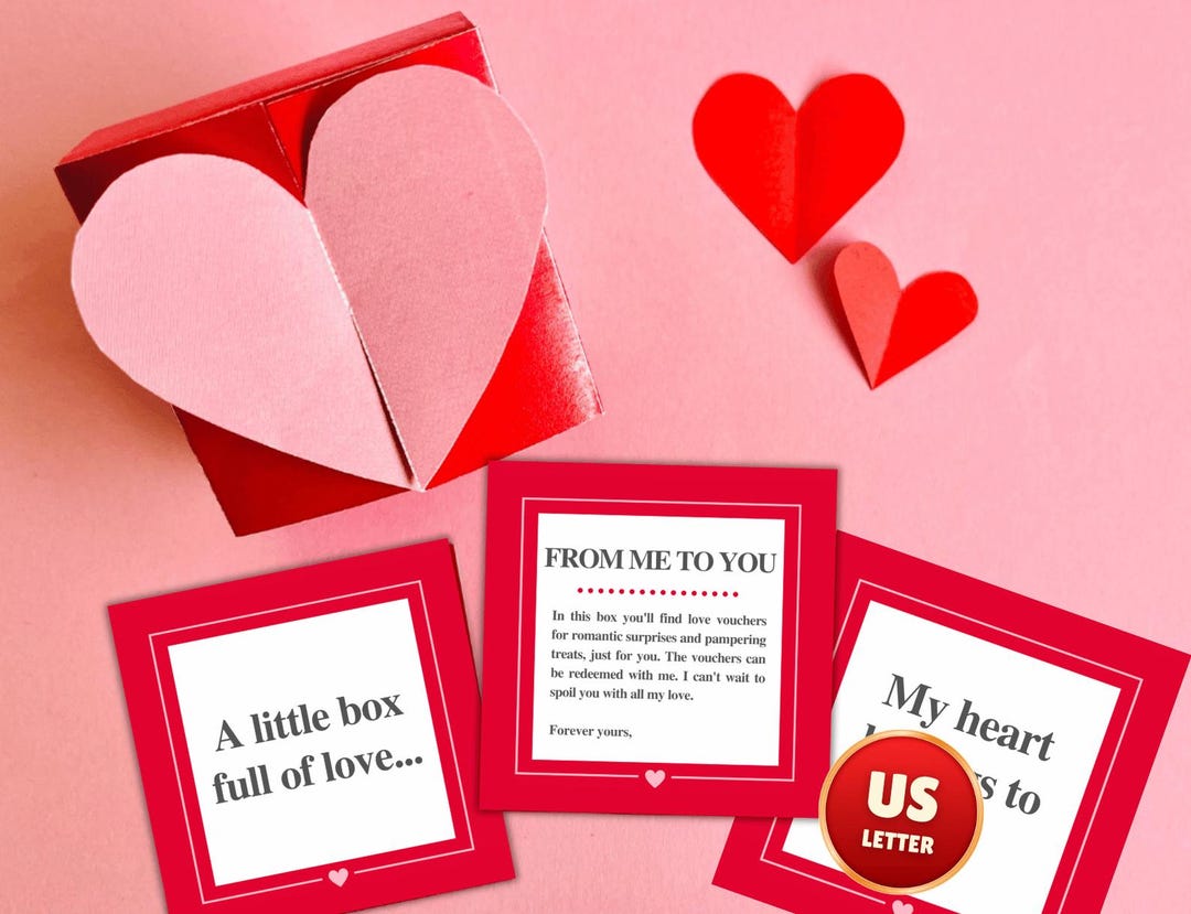 A Little Box Full of Love – A Romantic DIY Gift Box With 30 Vouchers ...