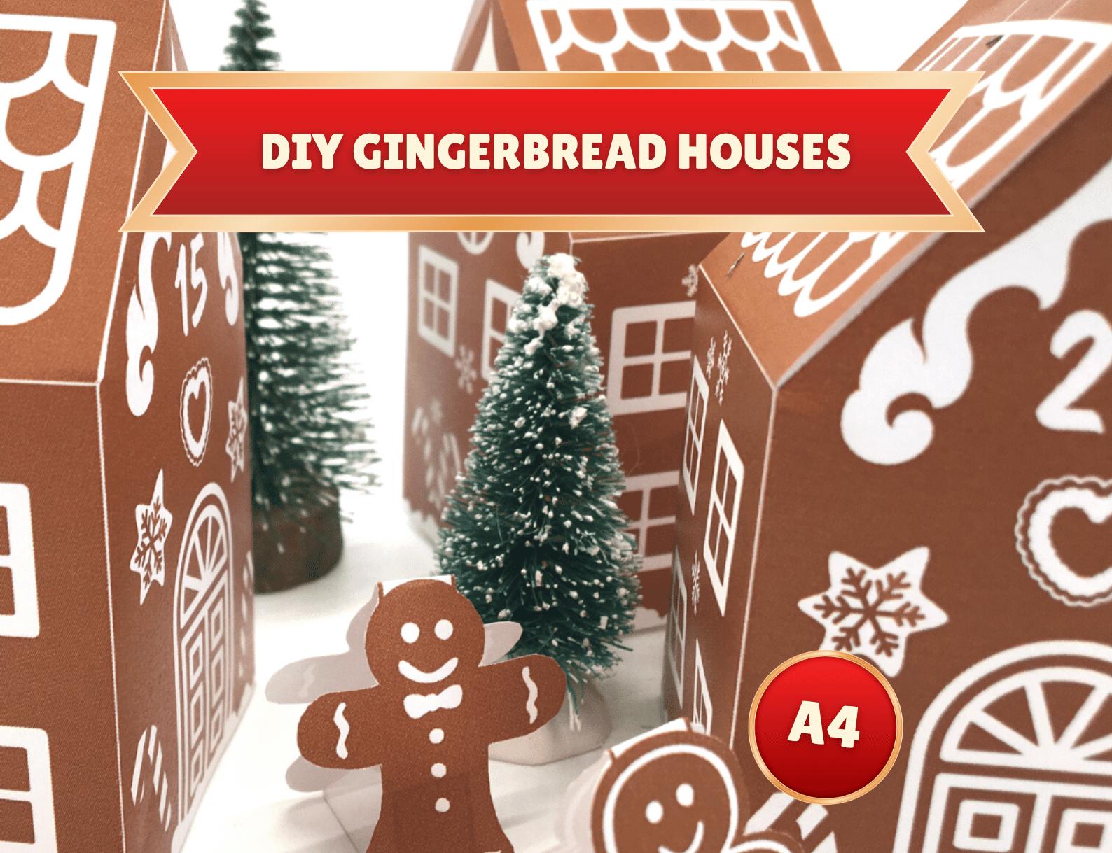 25 Printable Gingerbread House Templates - Create Your Own Cozy ...