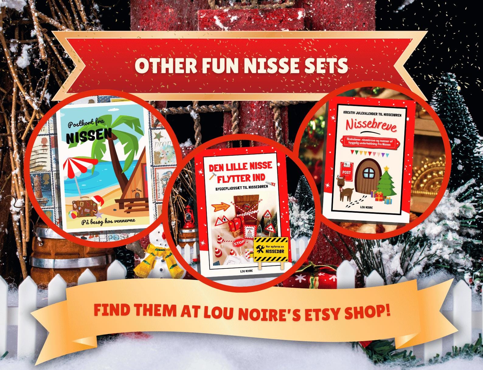 25 Nisse Letters for the Gnome Door Cozy Advent Calendar for a Nordic ...