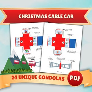 DIY Cable Car - Advent Calendar With a Charming Christmas Scene - 24 ...