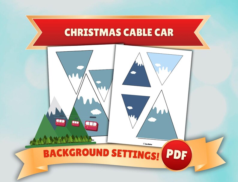 DIY Cable Car - Advent Calendar With a Charming Christmas Scene - 24 ...
