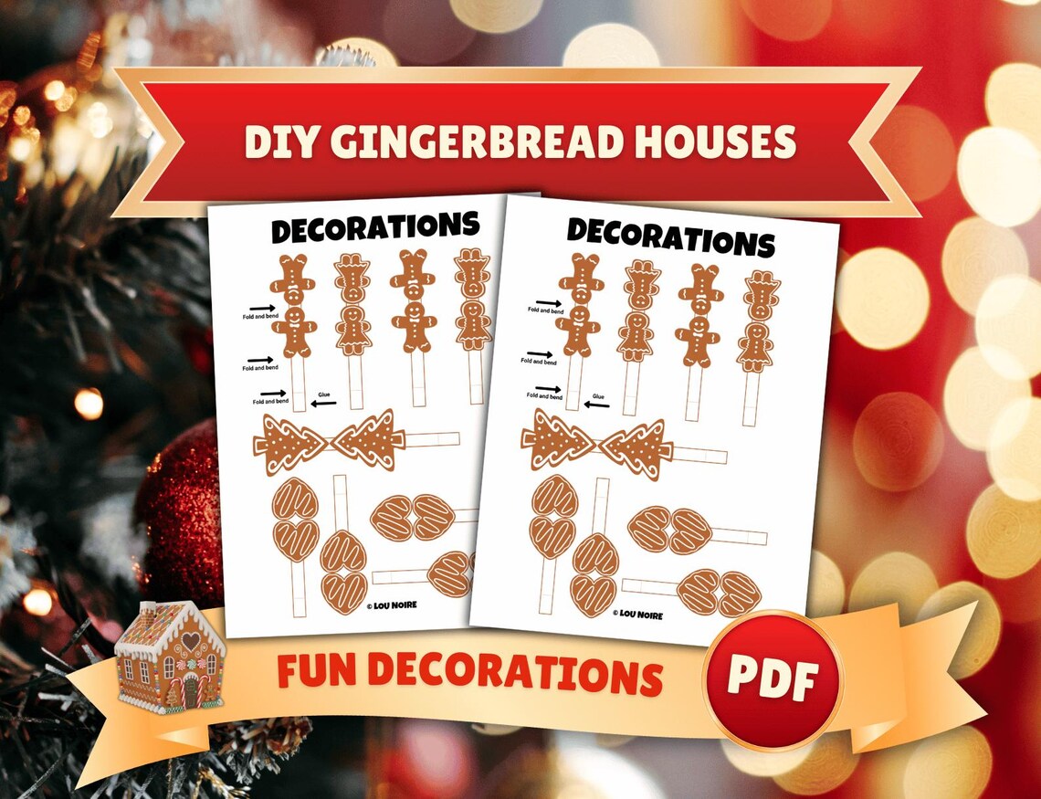 25 Printable Gingerbread House Templates - Create Your Own Cozy ...