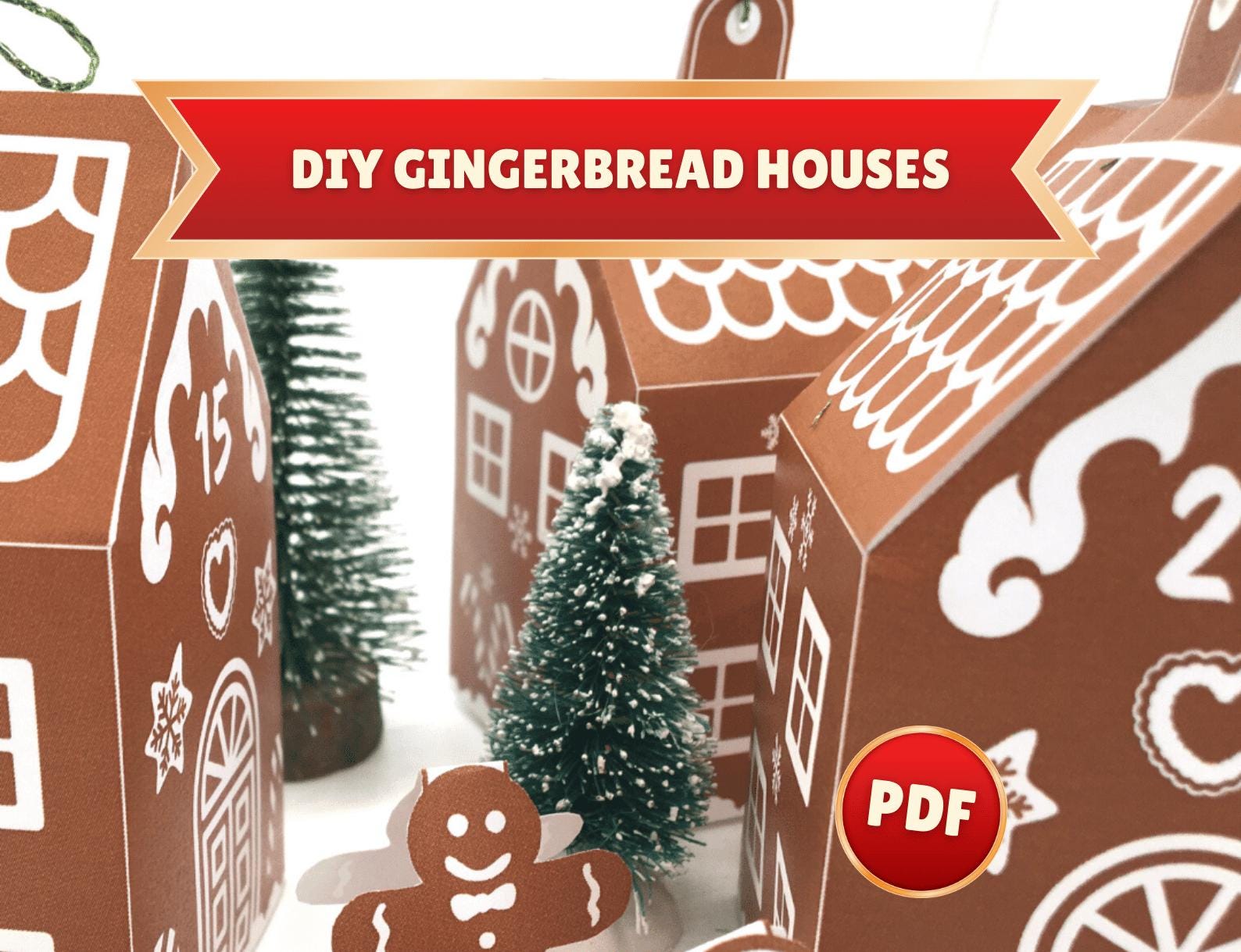 25 Printable Gingerbread House Templates - Create Your Own Cozy ...