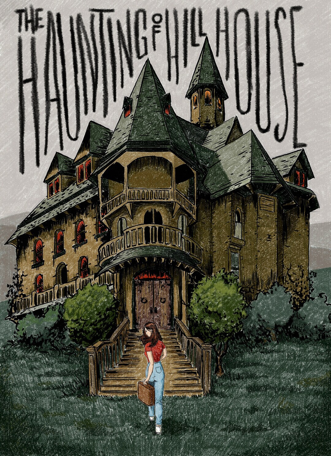 The Haunting of Hill House Fan Art-alternative Book Cover, Haunted ...