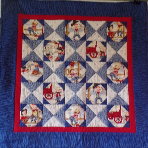 Cowboy Quilt - Etsy