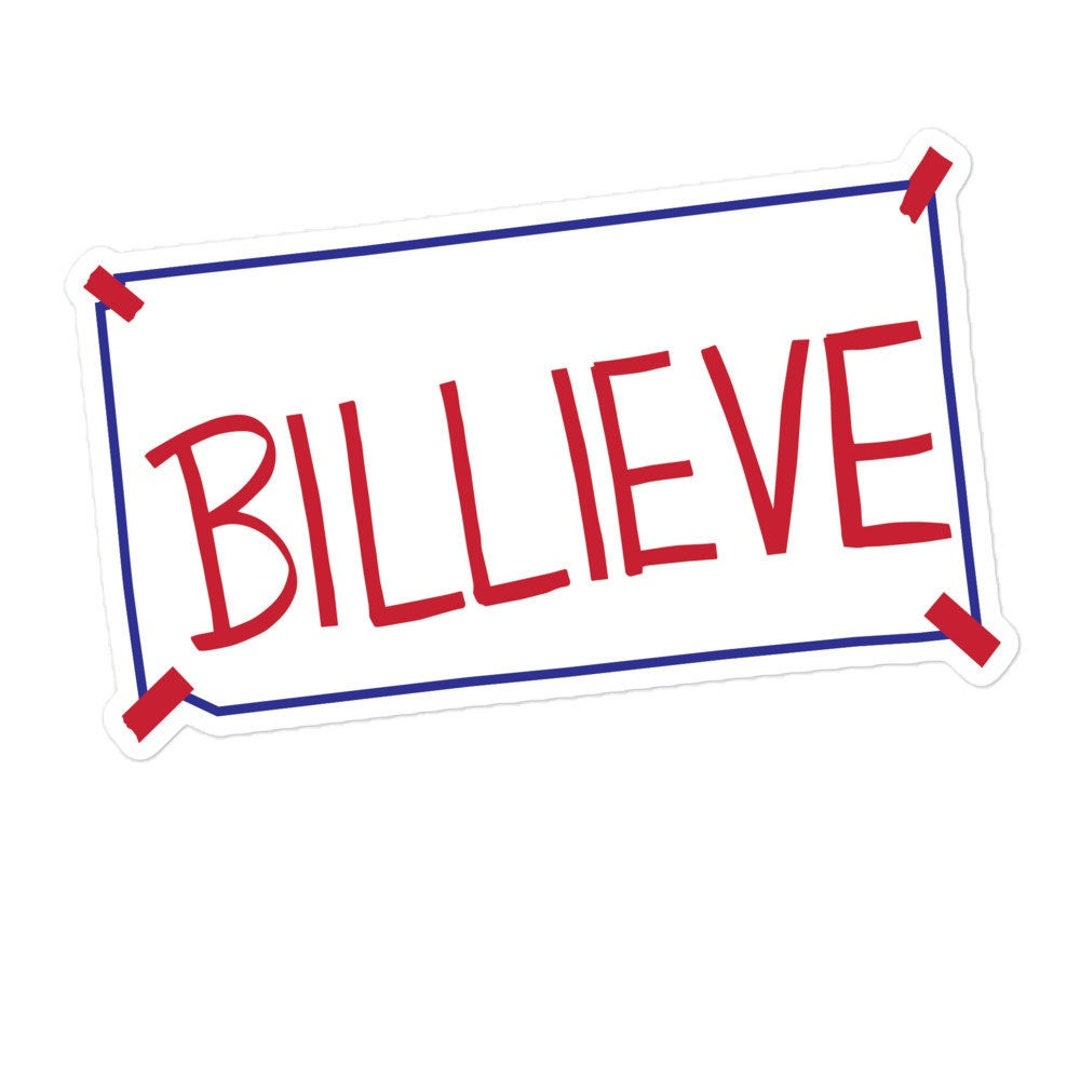 Billieve Sticker: Buffalo Football Fan Vinyl Decal - Etsy