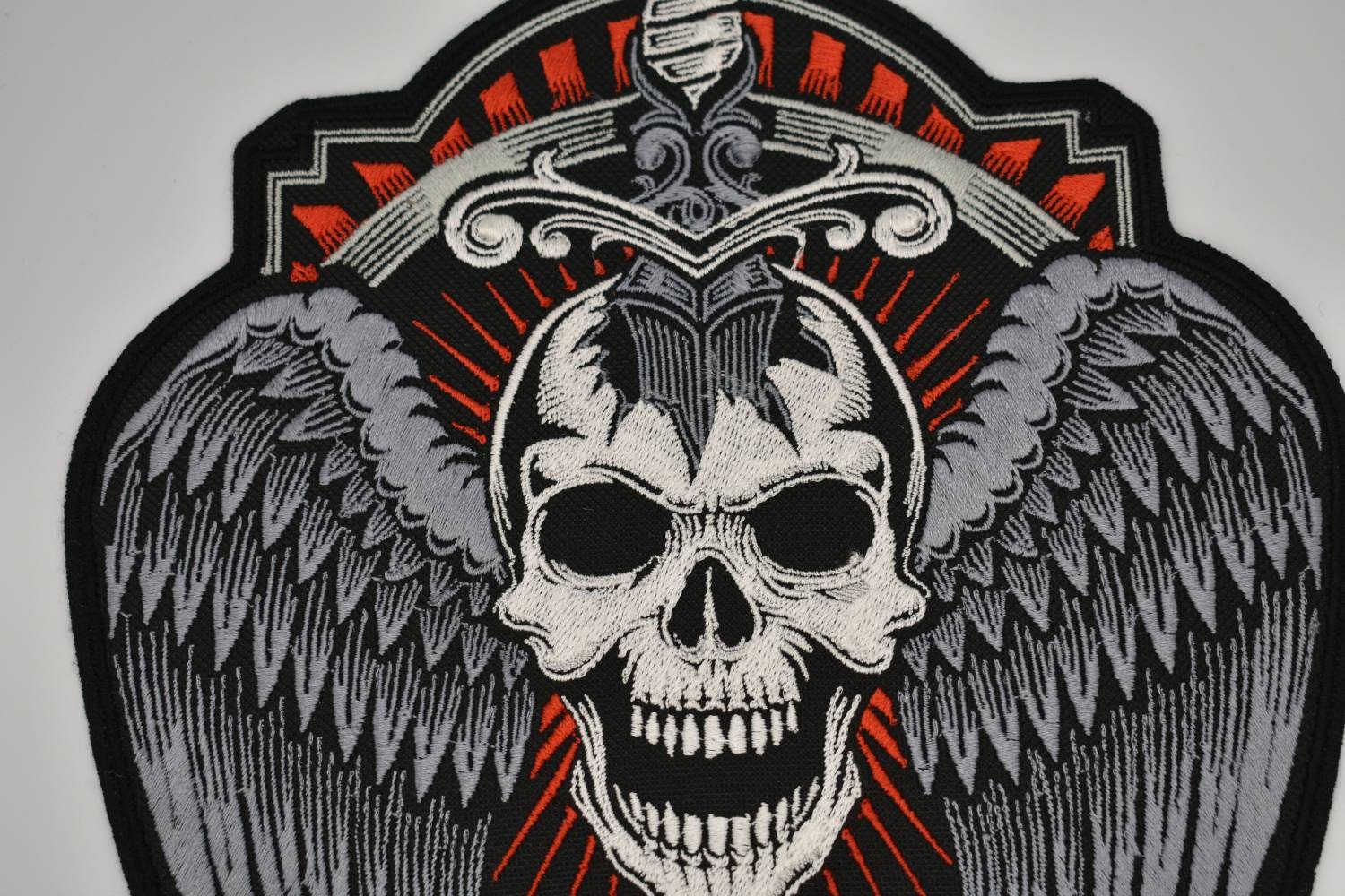 Large Skull Patch Custom Back Patch Skull Custom Etsy