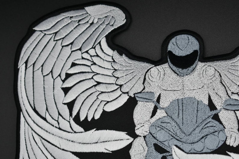 Large wings Angel patch Biker patch Rider patch Wings | Etsy