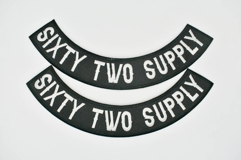 Custom rockers patches 1 or 2 pcs. 6 size patches. Embroidered | Etsy