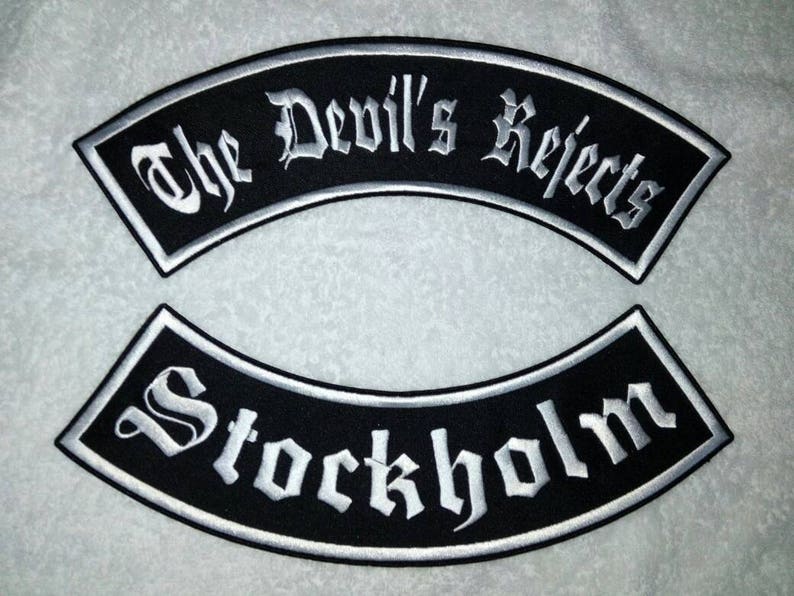 Custom rockers patches 1 or 2 psc. 5 size patches. Embroidery | Etsy