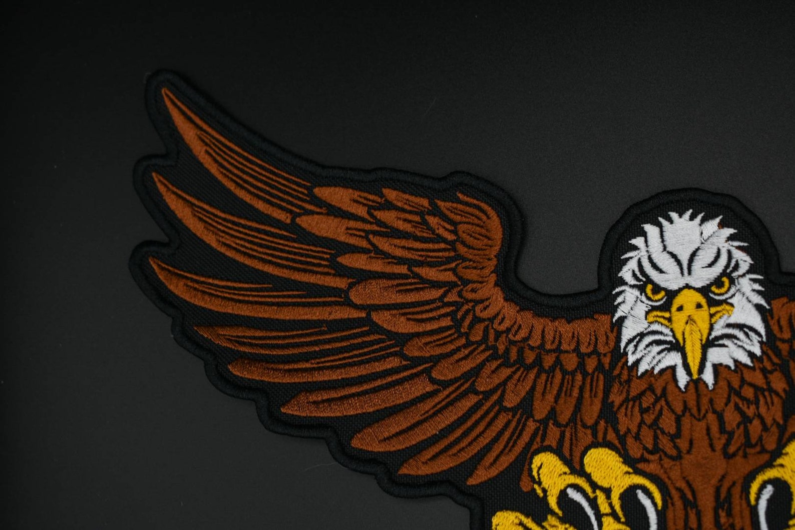 Large eagle patch Large Biker patch Rider patch Eagle | Etsy